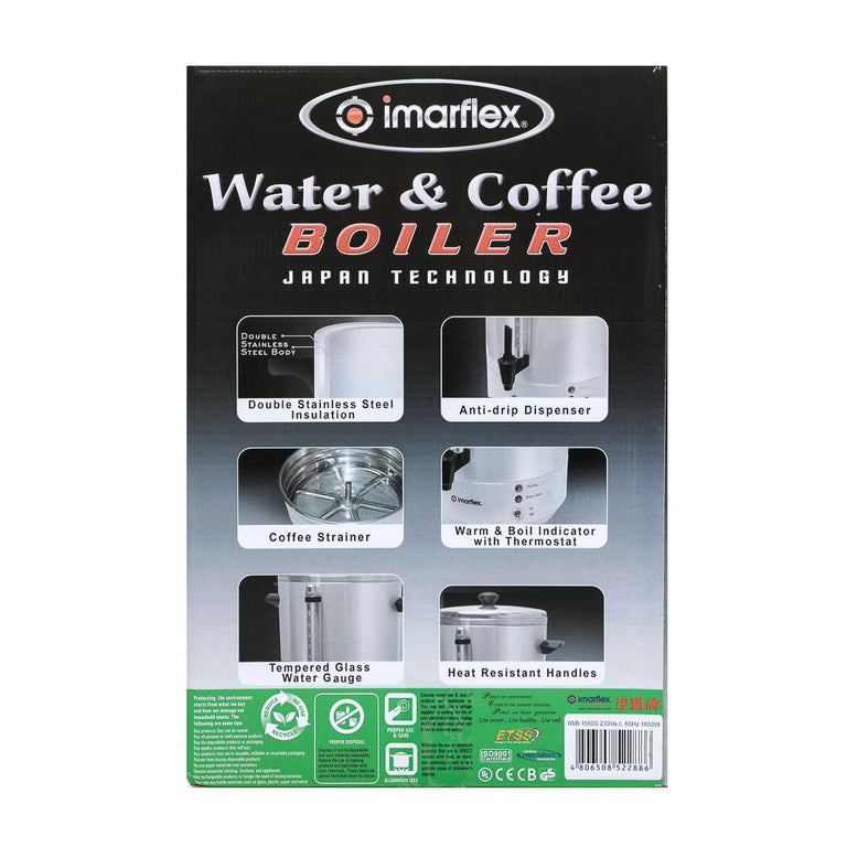 Imarflex Water & Coffee Boiler 15L – SM Home