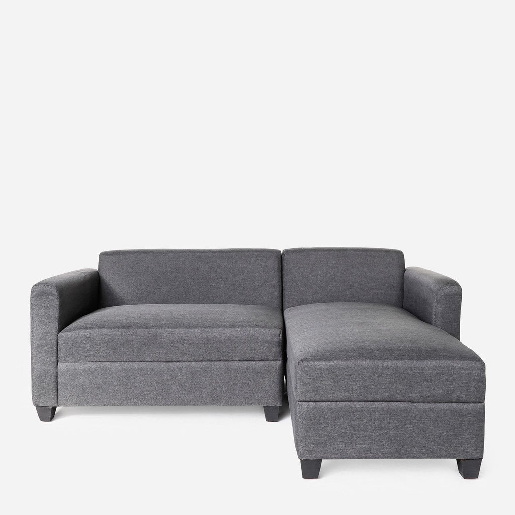 Hosh Easy Fit L-Shaped Sofa Set – Gray – SM Home