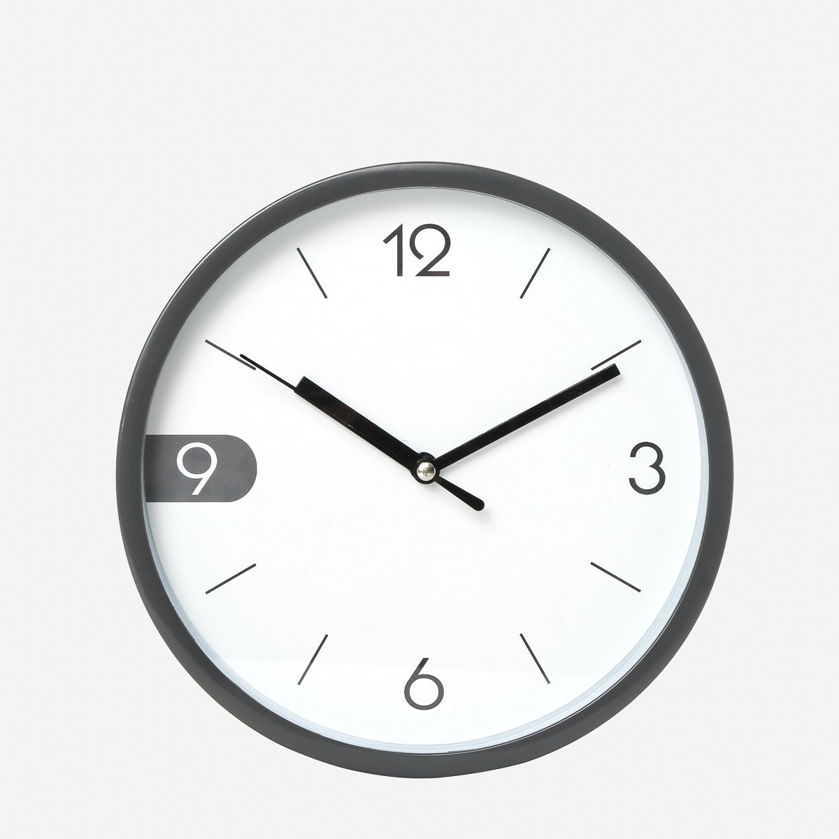 Lucent LED Wall Clock 4622 - Black Frame, Red LED – SM Home