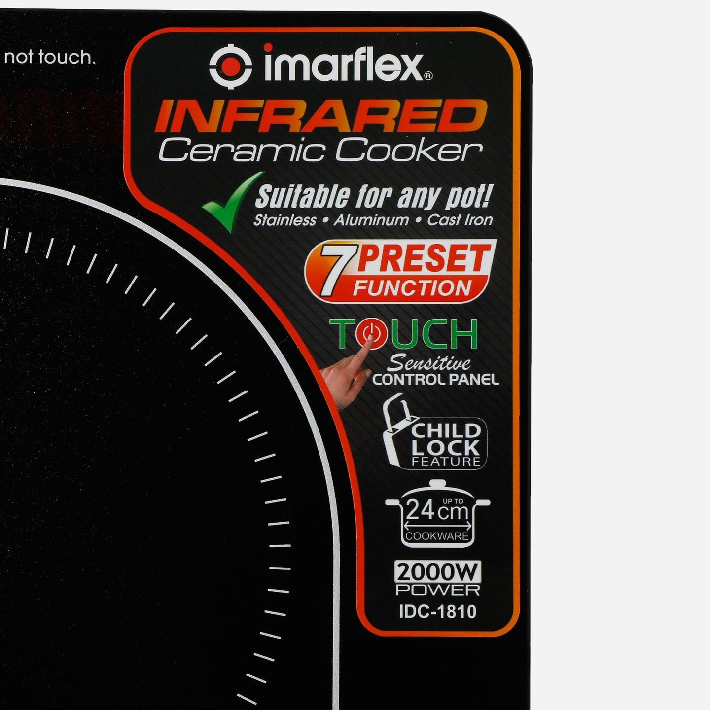 Imarflex Infrared Digital Ceramic Cooker IDC-1810 – SM Home