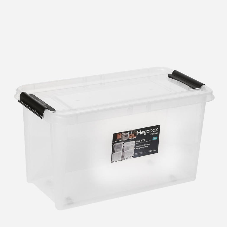 Megabox MG 673 Storage Box 80L – Clear – SM Home