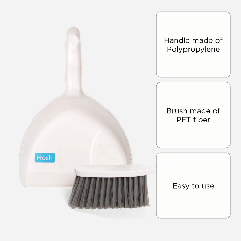 Hosh Handy Pan With Brush - White – SM Home