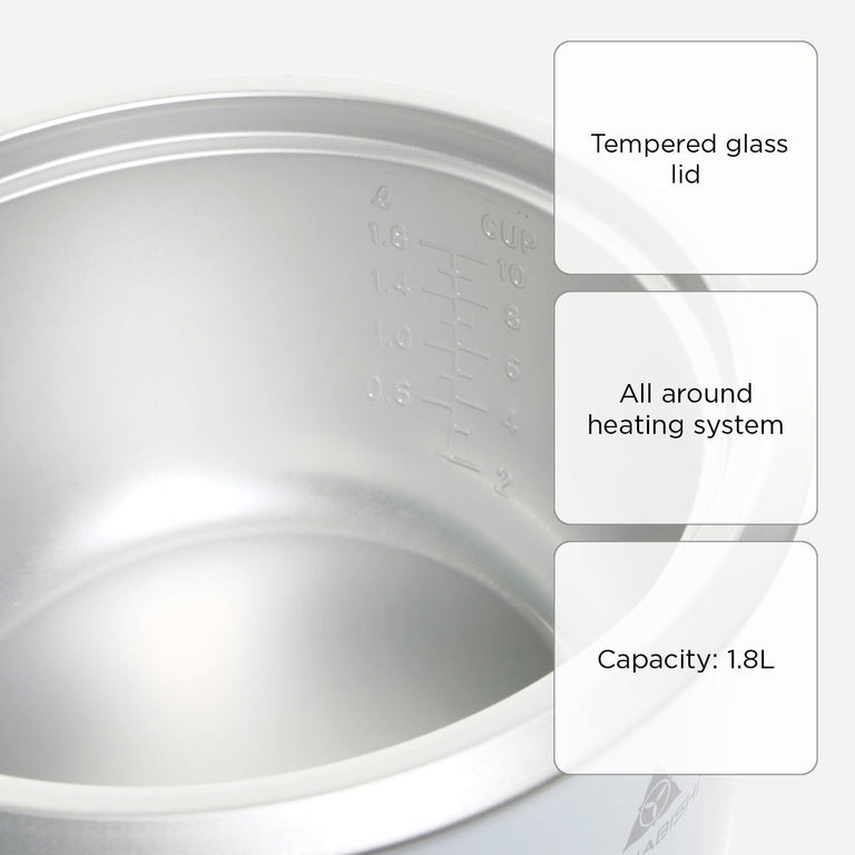 Hanabishi Rice Cooker with Steamer - 30 cups – SM Home