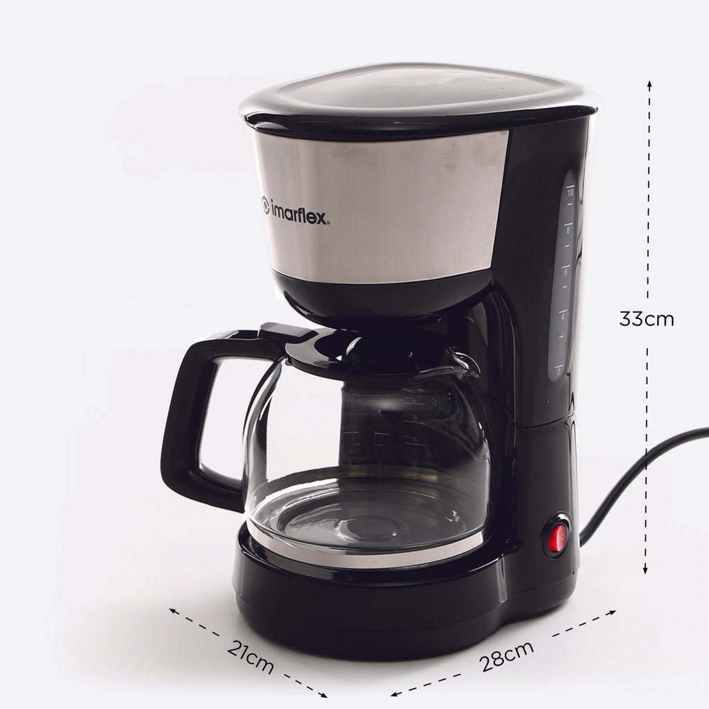 Imarflex Glass Coffee Maker (Black) - ICM700S – SM Home