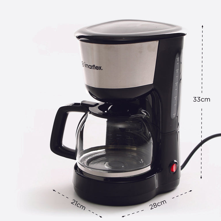 Imarflex Glass Coffee Maker (Black) - ICM700S – SM Home