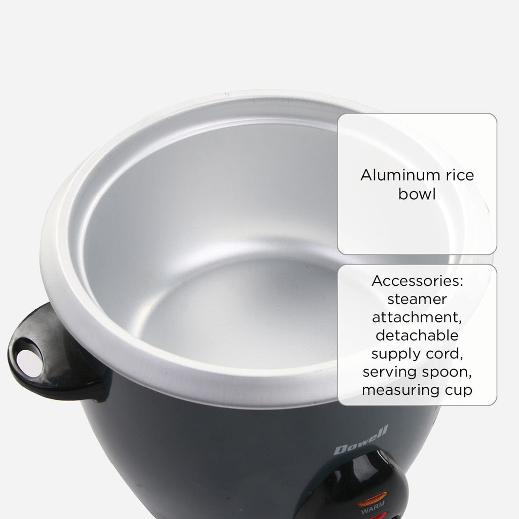 Dowell 5-cups Rice Cooker RCS05 - Gray – SM Home