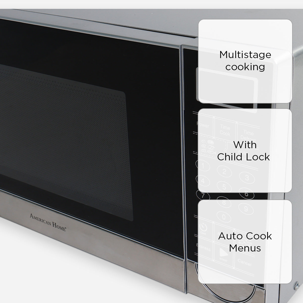 American Home Digital Microwave - 25L – SM Home