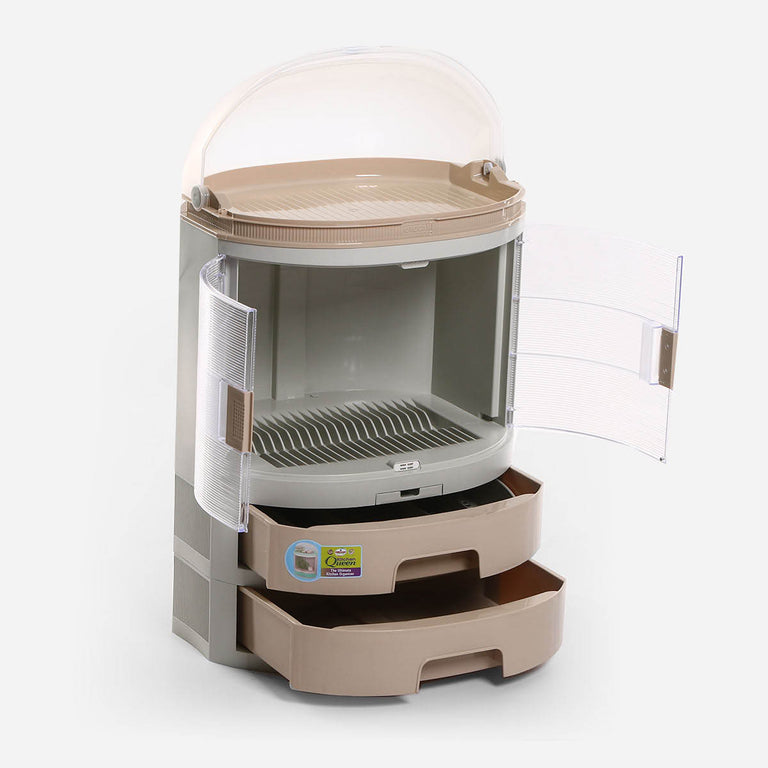 Orocan Queen Kitchen Cabinet ESO8727 (Beige) - 2 Drawer – SM Home