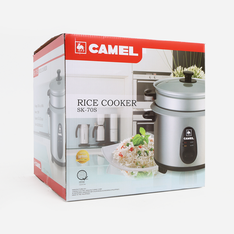 Camel Rice Cooker with Steamer - 1.8L – SM Home