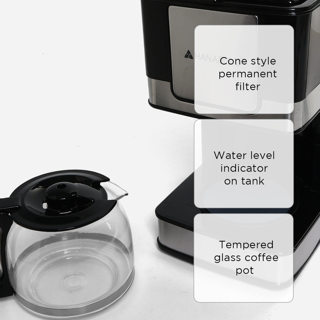 Imarflex Glass Coffee Maker (Black) - ICM700S – SM Home