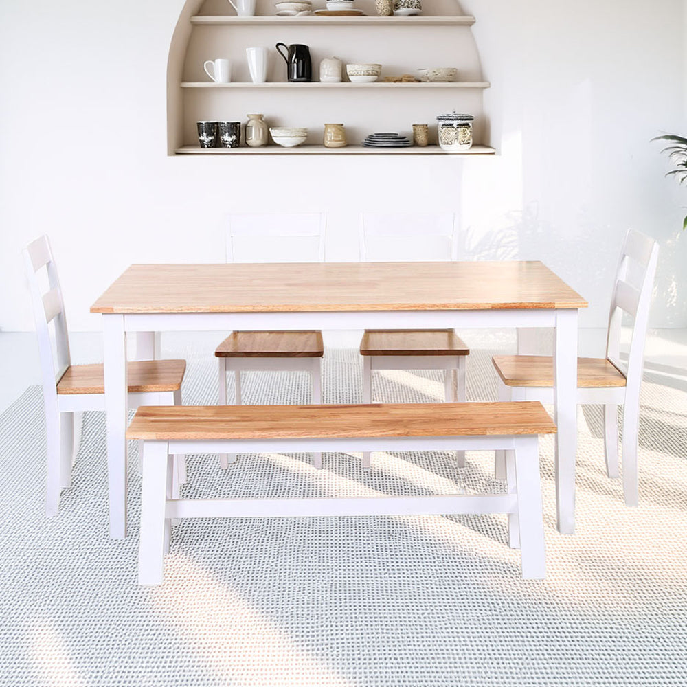 Yori Shoji Stackable 2 seater Dining Set - Light Oak – SM Home