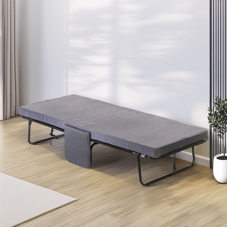 Compact Roll Away Folding Bed With Mattress – SM Home