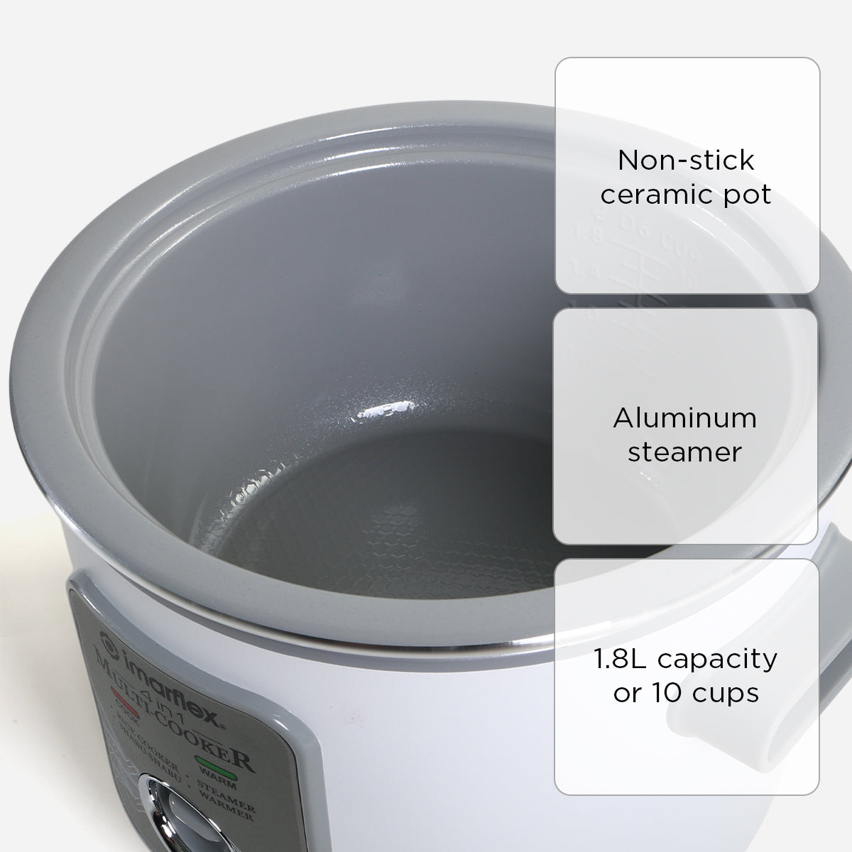 Dowell 5-cups Rice Cooker RCS05 - Gray – SM Home