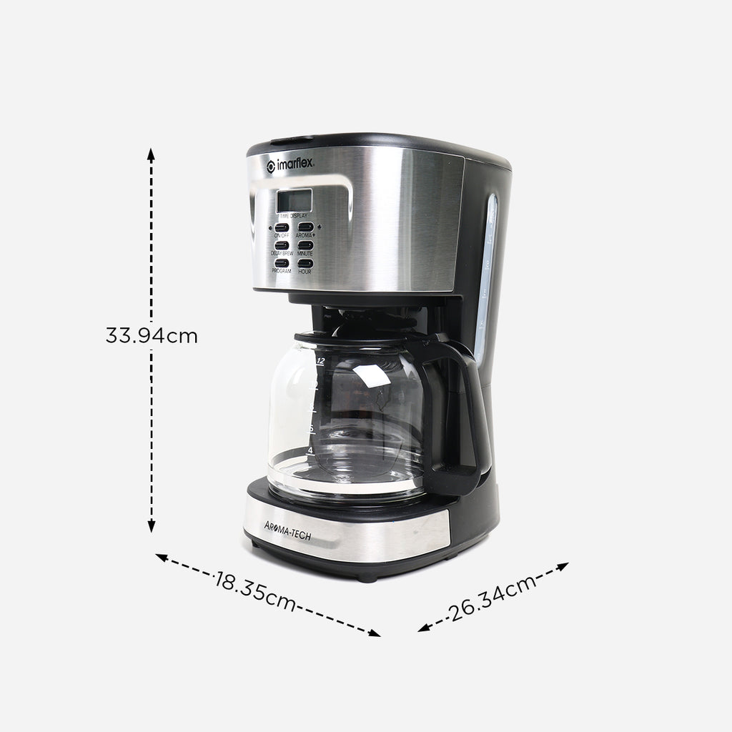 Imarflex Glass Coffee Maker (Black) - ICM700S – SM Home