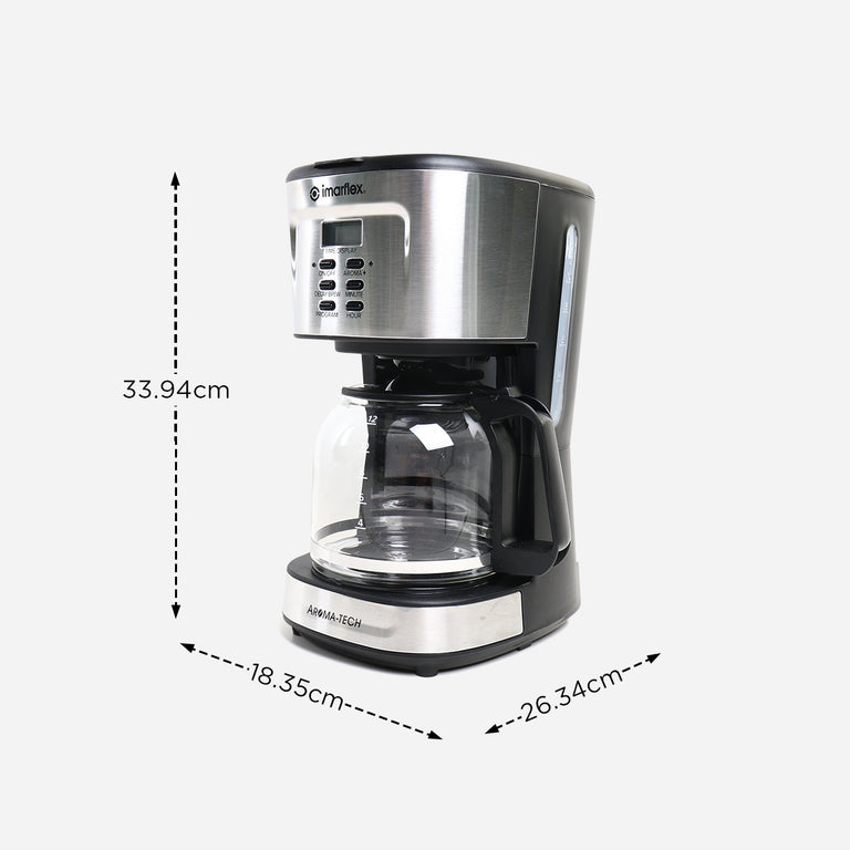 Imarflex Glass Coffee Maker (Black) - ICM700S – SM Home
