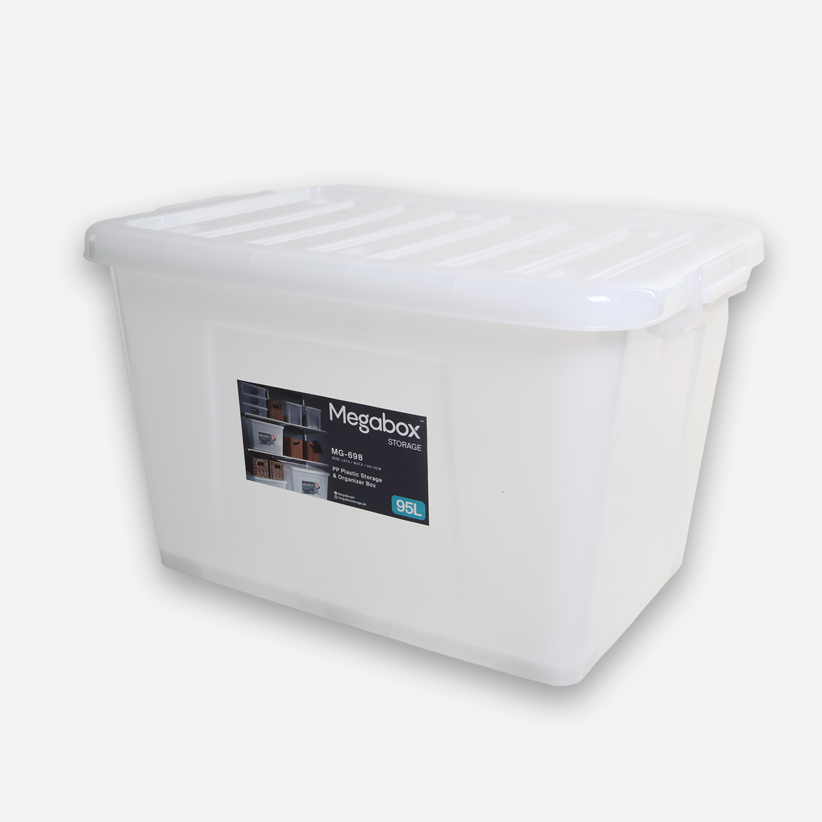 Megabox Storage Box (Clear) - 95L – SM Home