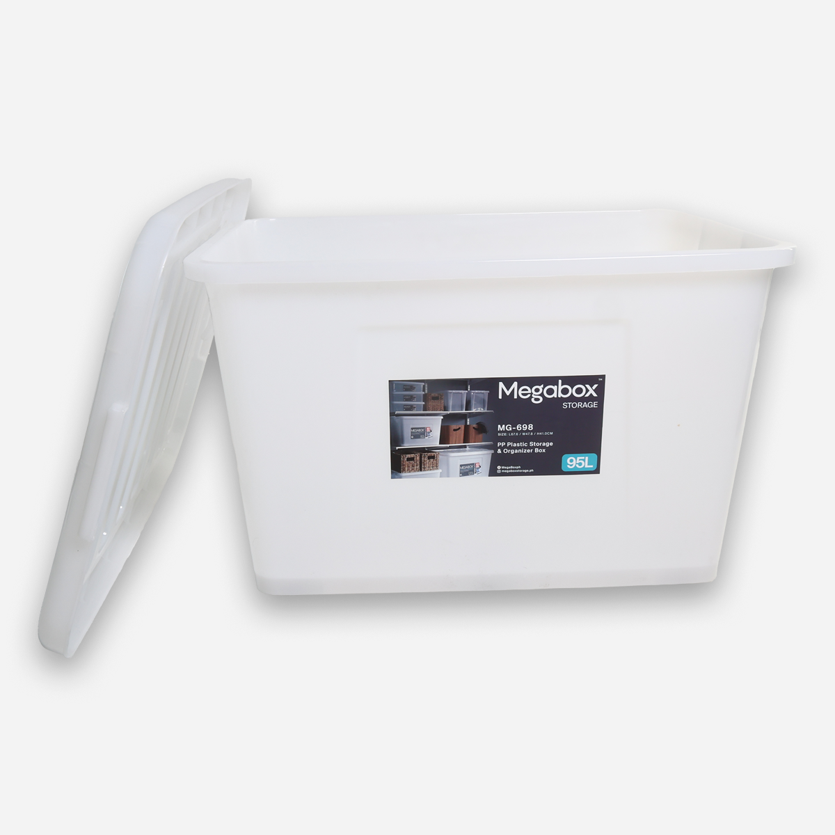 Megabox Storage Box (Clear) - 95L – SM Home