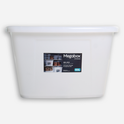 Megabox Hi-Impact Resistant Storage Box (Clear) - 155L – SM Home