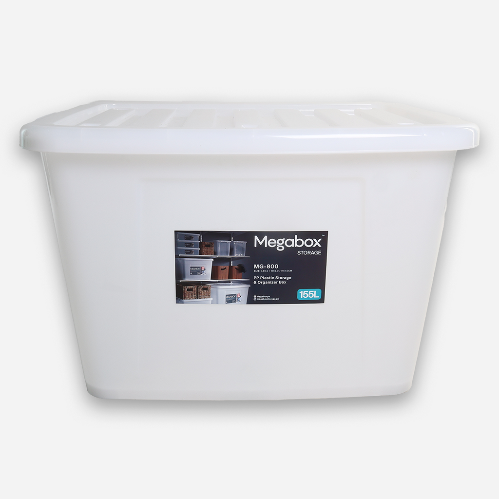 Megabox Hi-Impact Resistant Storage Box (Clear) - 155L – SM Home