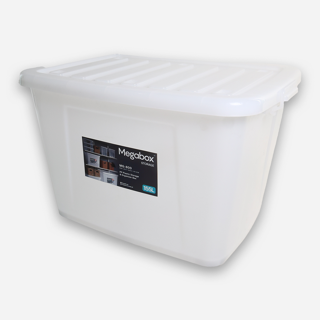 Megabox Hi-Impact Resistant Storage Box (Clear) - 155L – SM Home