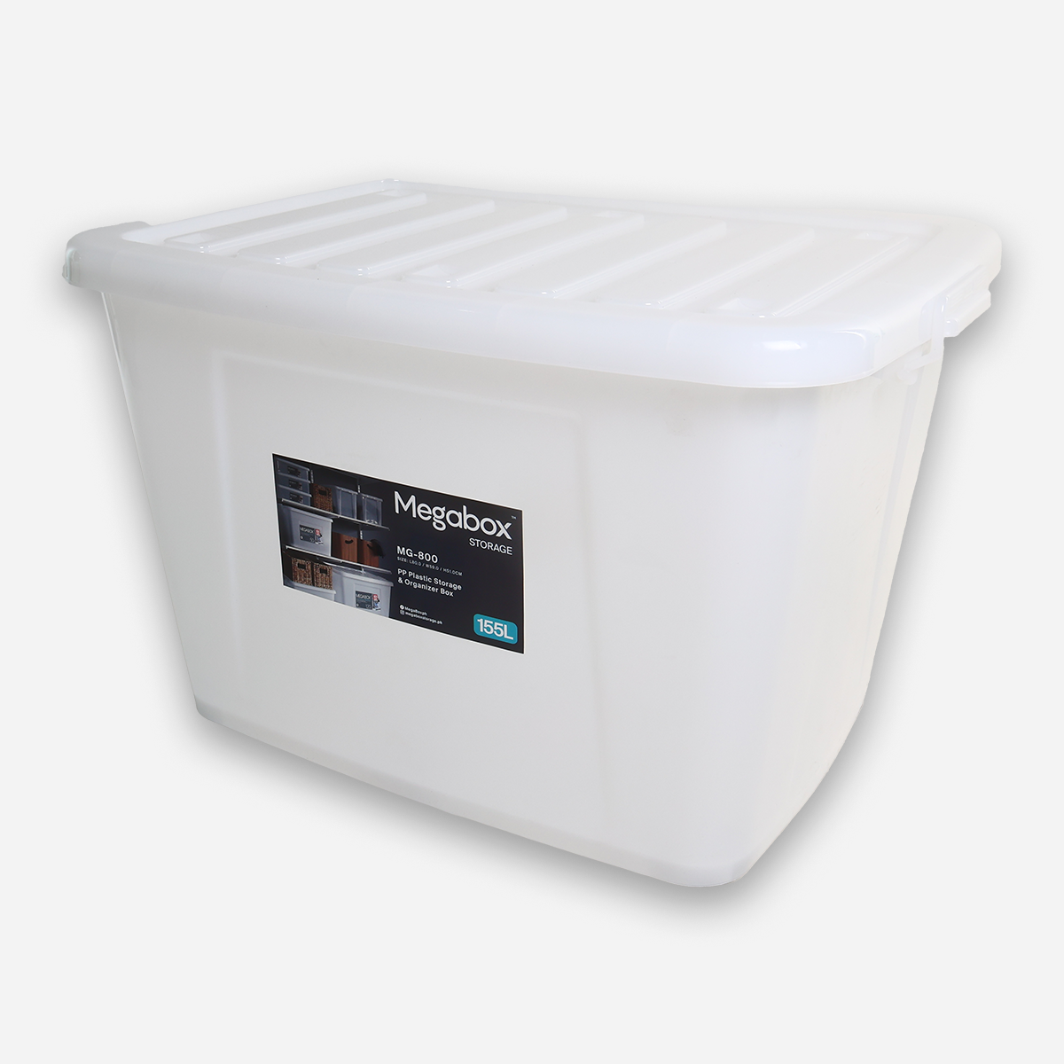Megabox Hi-Impact Resistant Storage Box (Clear) - 155L – SM Home