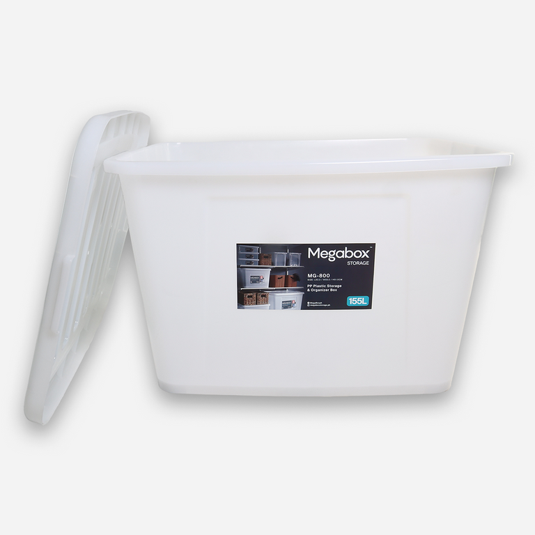 Megabox Hi-Impact Resistant Storage Box (Clear) - 155L – SM Home