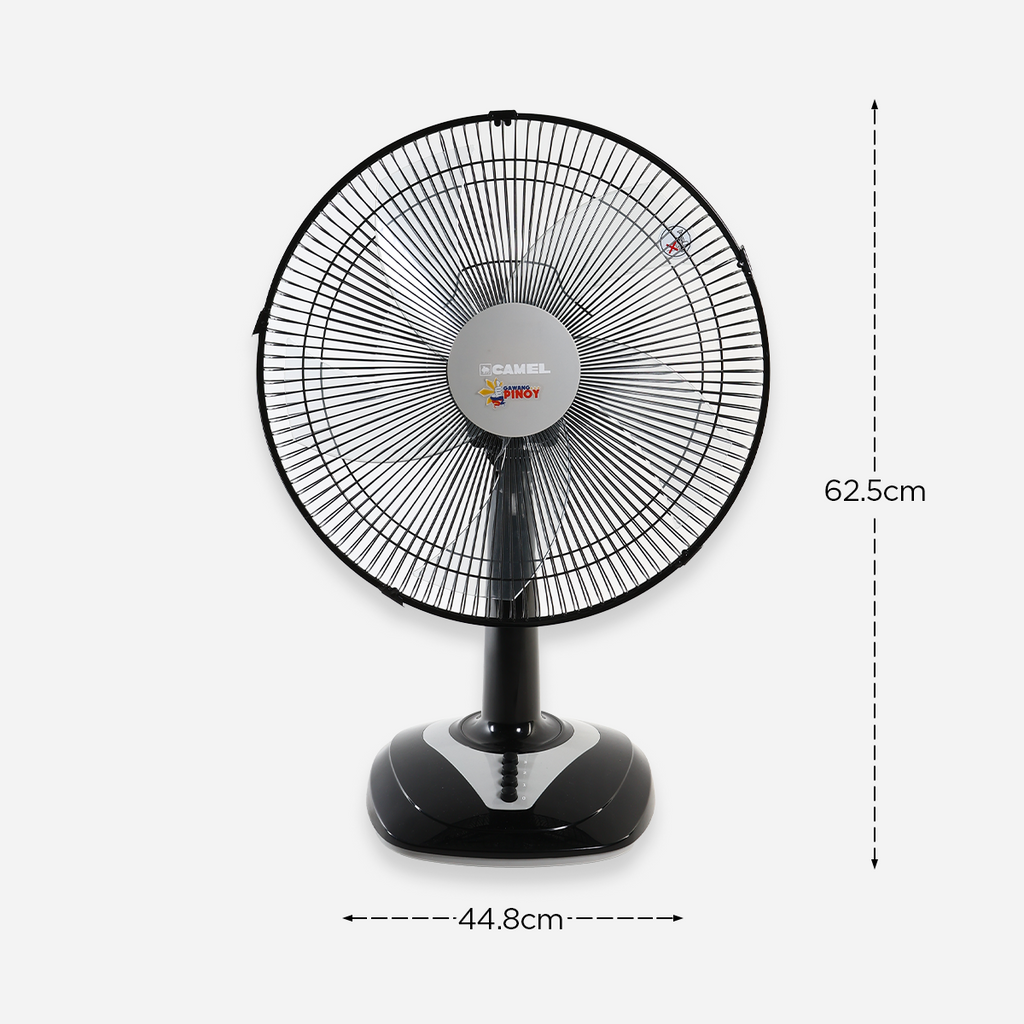 Camel 5-Leaf Blade Desk Fan- 16in – SM Home