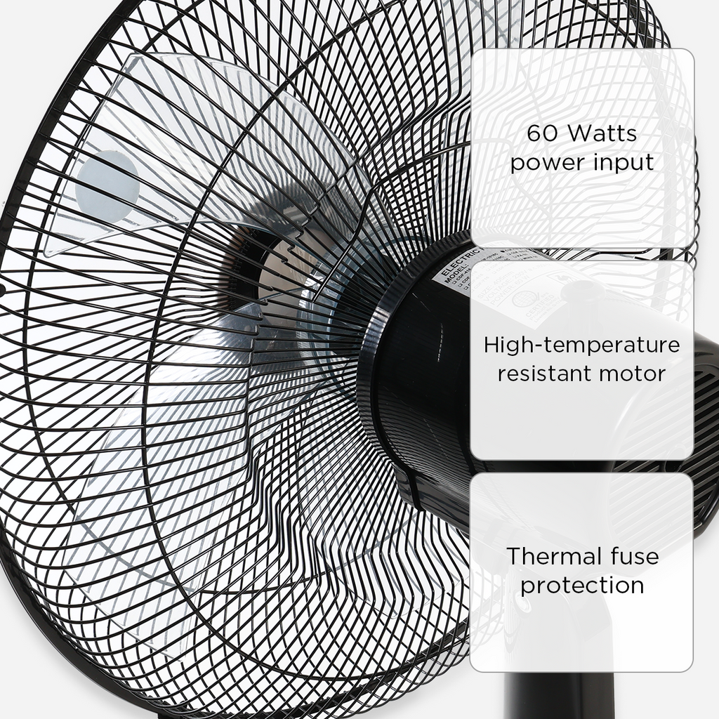 Camel Stand Fan (White) - 16in – SM Home