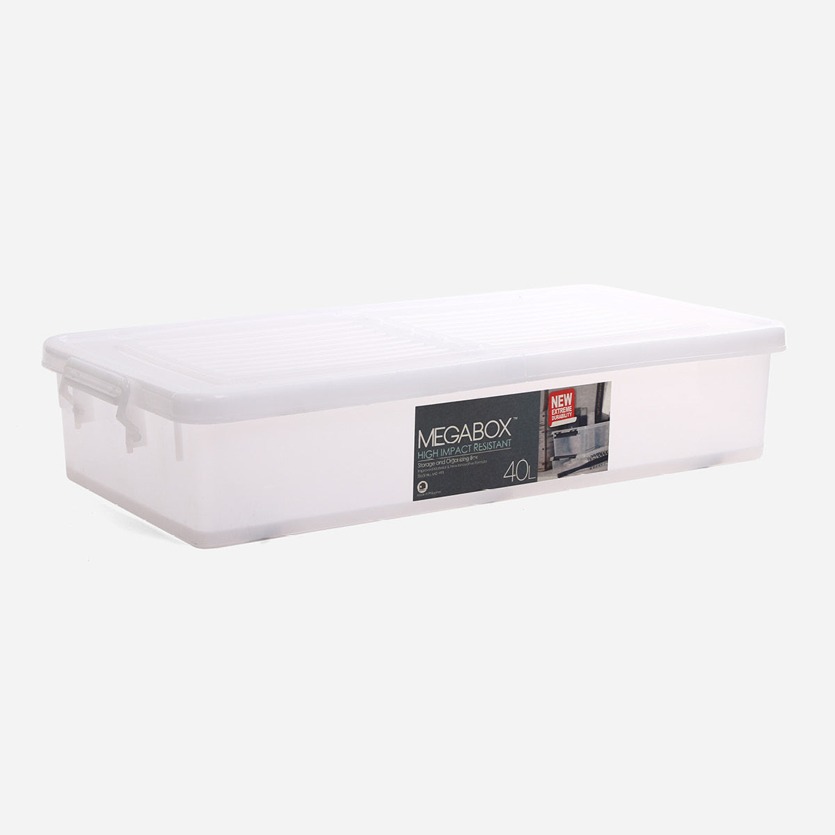 Megabox Underbed Box Clear MG693 - 40L – SM Home