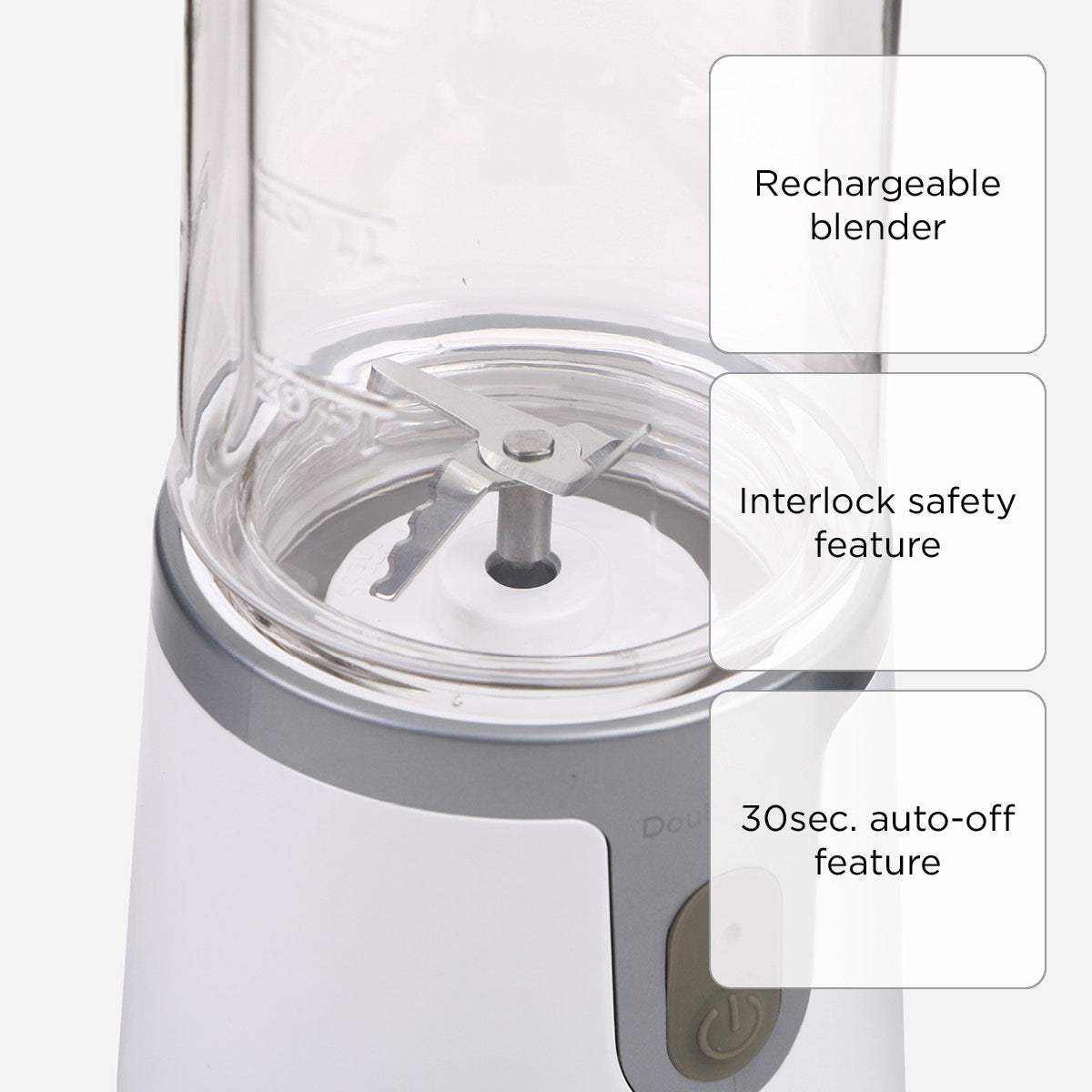 Dowell Rechargeable Blender BLR01 (White) - 400ml – SM Home