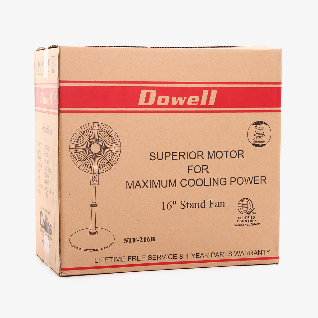 Dowell Stand Fan BLPK16 STF 216B - Blue – SM Home